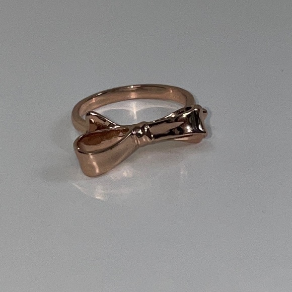 kate spade | Jewelry | Kate Apace Rose Gold Bow Ring | Poshmark